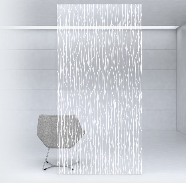 3Form Glass - Branch Etch - Scale D | Basic shower curtain, Hospital ...